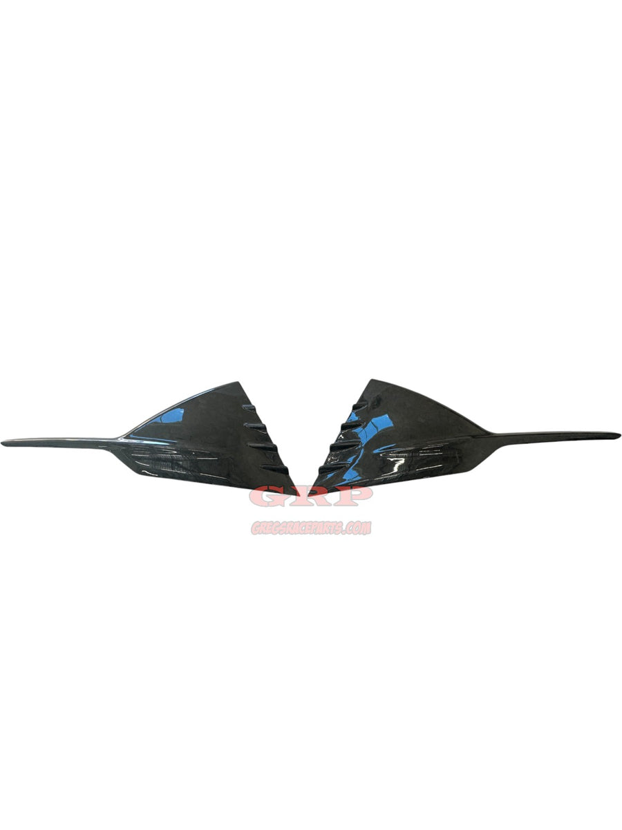 GRP Carbon Fiber Front Bumper Inlet Trims For Lotus Emira ...