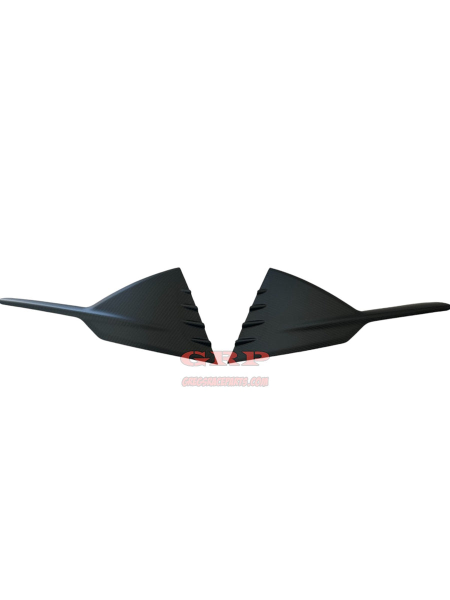 GRP Carbon Fiber Front Bumper Inlet Trims For Lotus Emira ...
