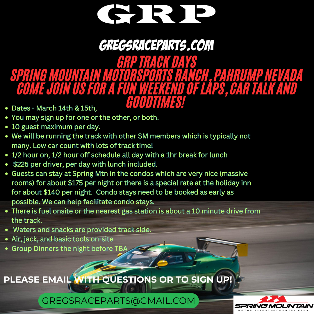 GregsRaceParts.com GRP