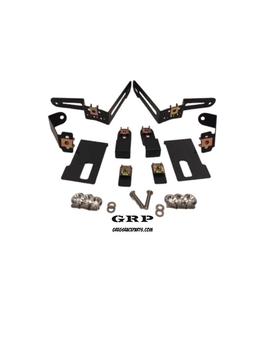 GRP Side Scoop Bracket Kit Standard & Wide Scoops – GregsRaceParts.com