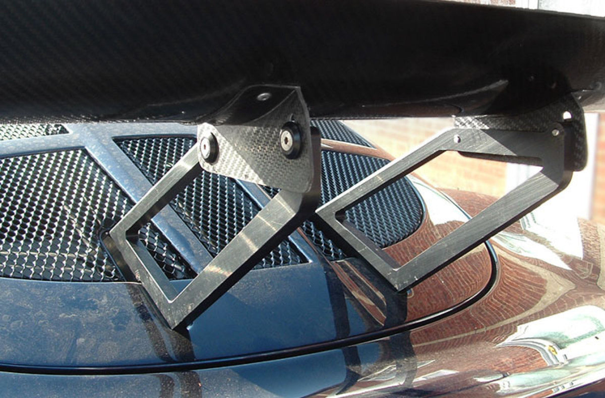 Reverie Lotus Exige S2 Carbon Rear Wing Kit (Curved) - 225mm Chord x W ...